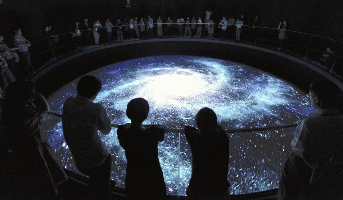 Gazing down at the heavens below at the Tokyo space museum | News ...